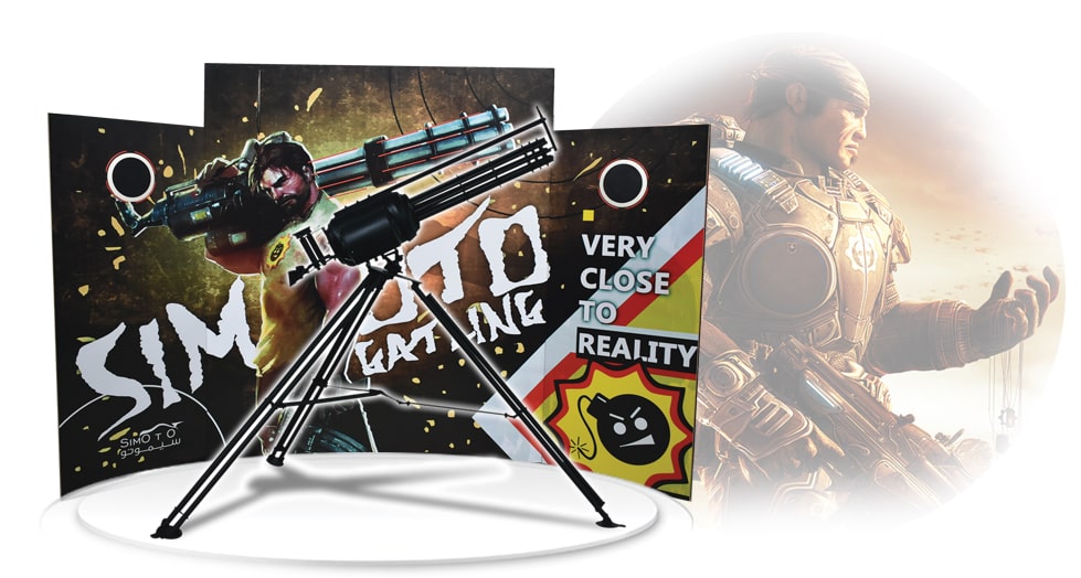 Machine gun VR simulator | Simoto Gatling VR